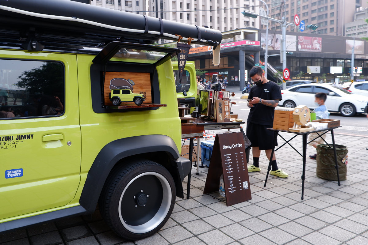 【餐車美食】勇於追夢的小綠行動咖啡車 jimny coffee．居米珈琲 – 艾琳兒的生活日常