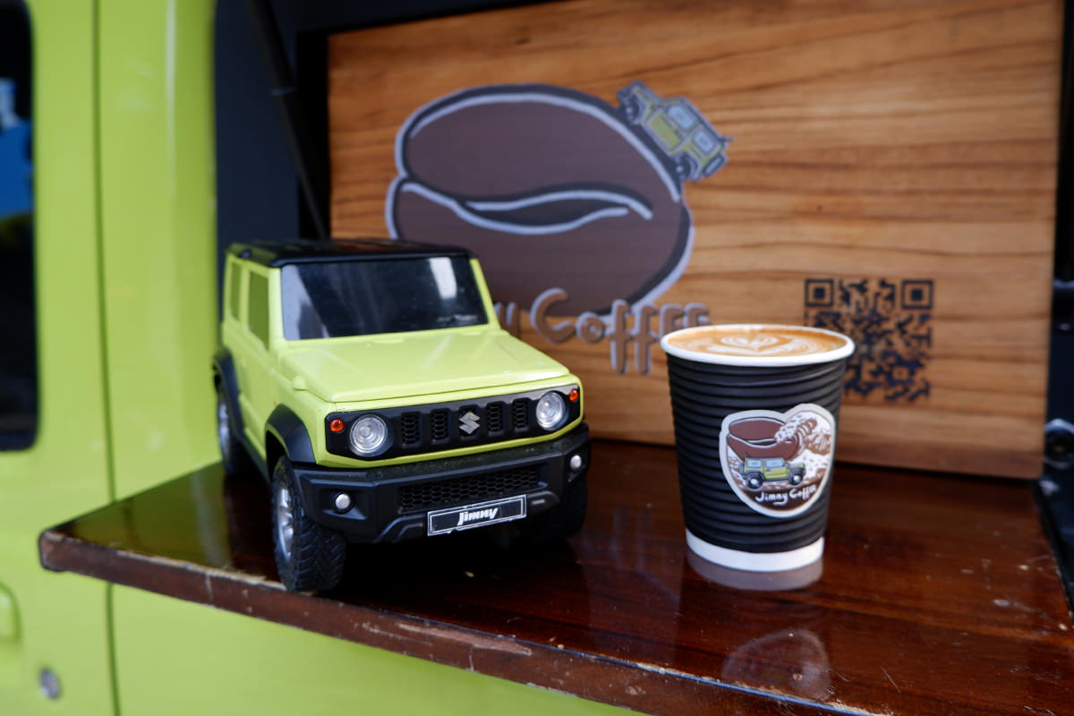 【餐車美食】勇於追夢的小綠行動咖啡車 jimny coffee．居米珈琲 – 艾琳兒的生活日常